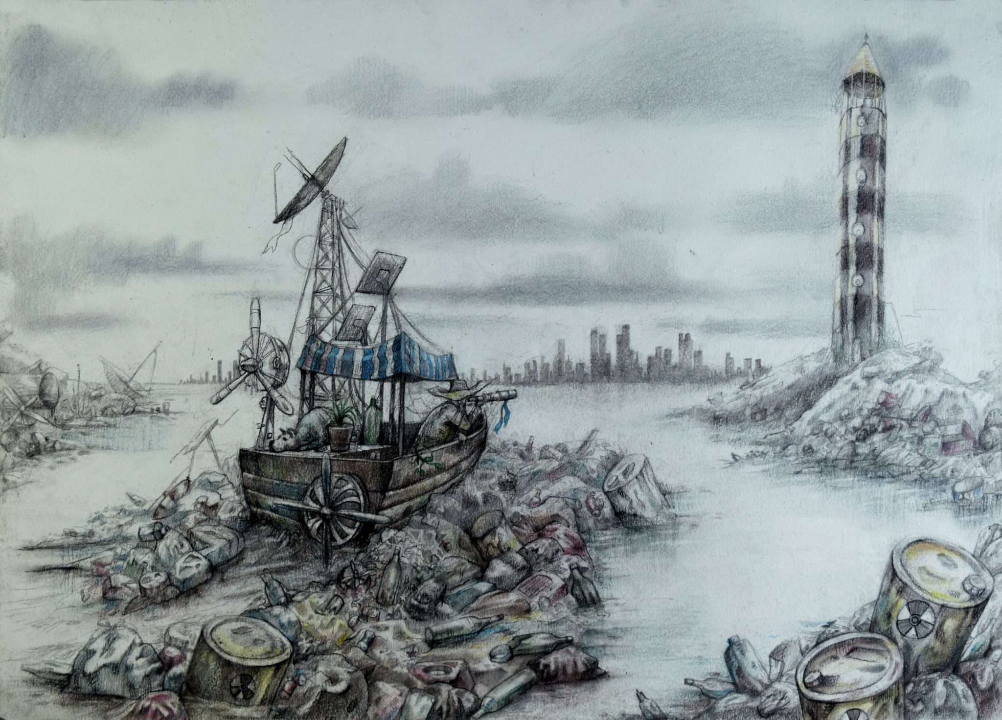 Life Boat and Trash Sea • Bow Seat Creative Action for Conservation ...