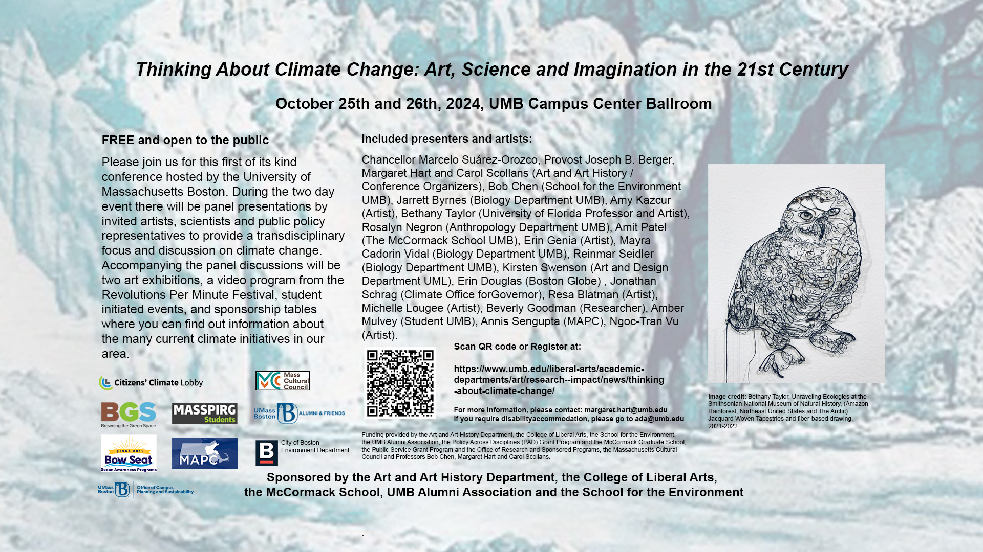 Thinking About Climate Change Conference • Bow Seat Creative Action for ...